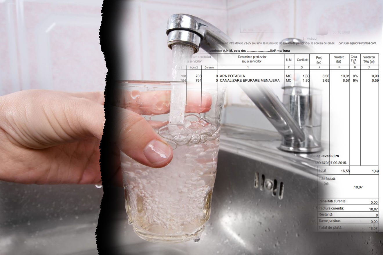 Aquavas: Declari un consum si ei iti baga altul in factura!